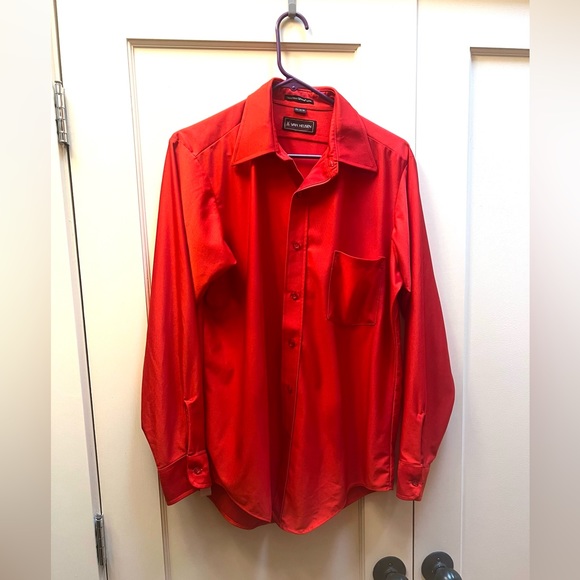 Tops | Vintage 7s Polyester Button Down | Poshmark